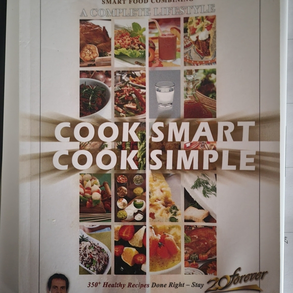 Forever 21 | Kitchen | Forever 2 Cook Smart Cook Simple Cookbook White ...